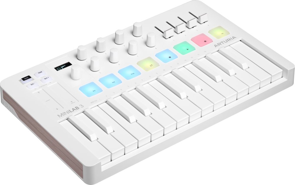 ARTURIA Minilab 3 Alpine White USB/MIDI-keyboard - MIDI Keyboard & USB ...