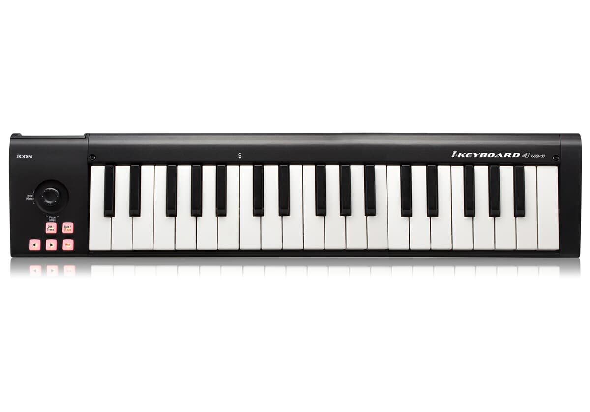 iCon iKeyboard 4 Mini USB MIDI controller keyboard med 37 tangenter ...