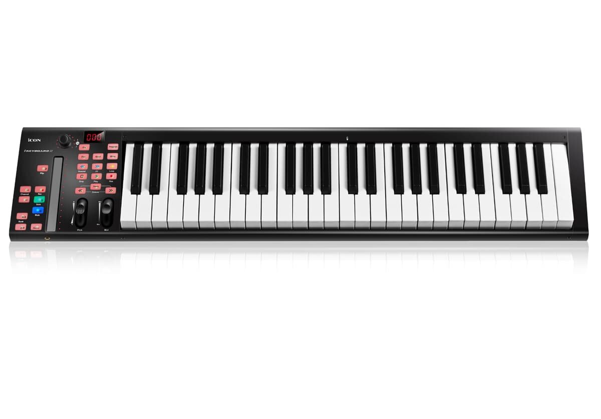 iCon iKeyboard 5X USB MIDI controller keyboard med 49 tangenter - MIDI ...