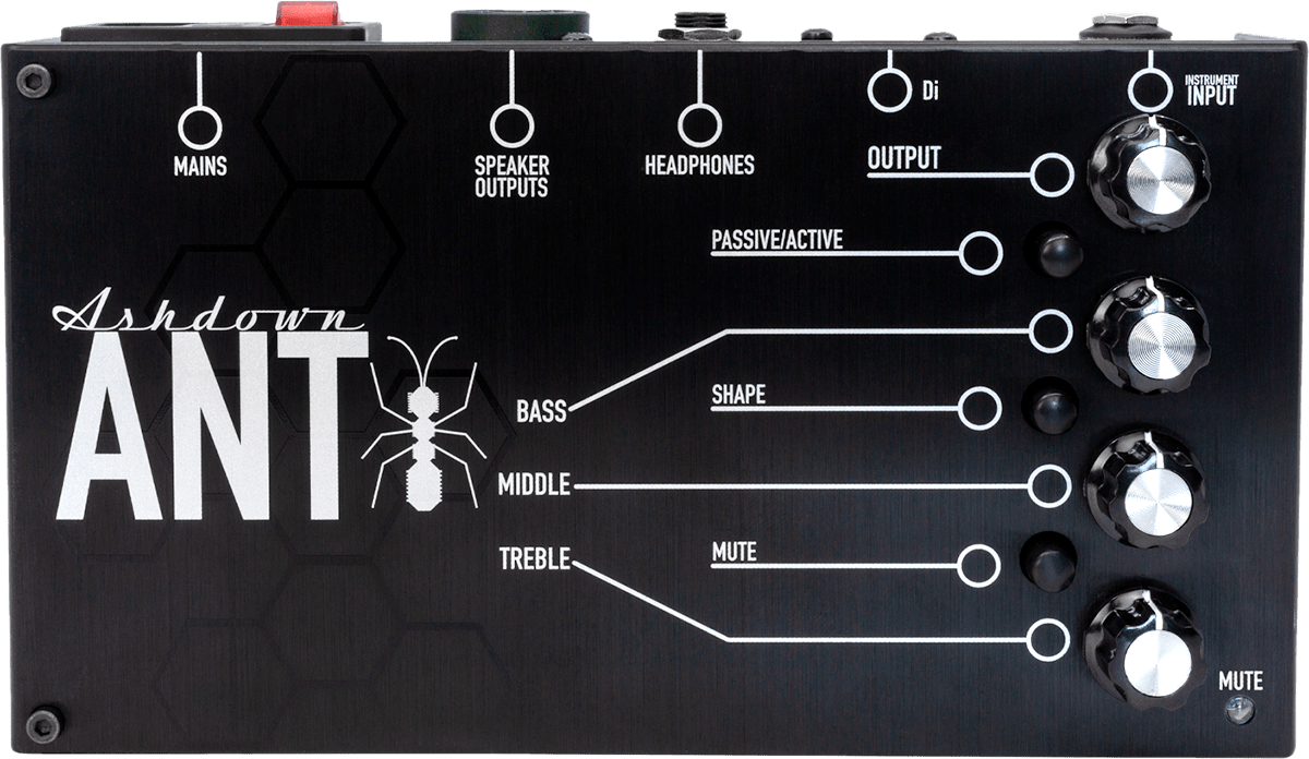 Ashdown The Ant 200w basforstærker i pedalformat - Elektrisk Bas ...