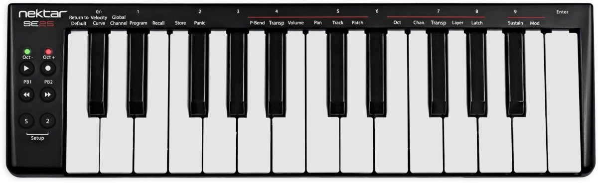 Nektar SE25 - MIDI Keyboard & USB/MIDI Controllers - Musikhuset Aalborg