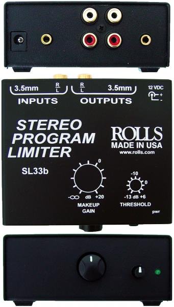 ROLLS SL33B Stereo Program Limiter - Signal Processor - Musikhuset Aalborg