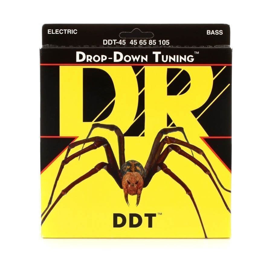 DR Strings DDT-45 Drop Down bas-strenge, 045-105 - Strenge til 4 strenget El Bas - Musikhuset ...