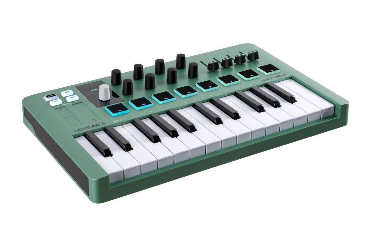 ARTURIA MiniLab 3 Mint Edition Lean Green MIDI Machine MIDI Controller ...